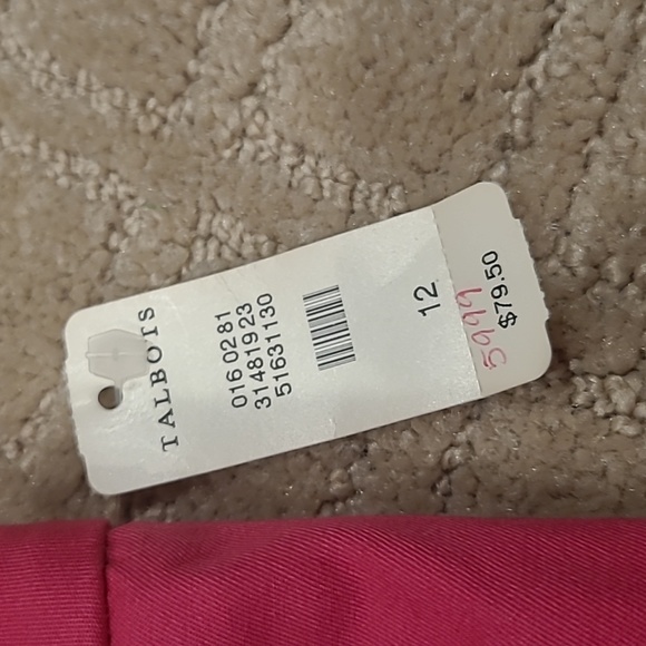 Talbots | Pants & Jumpsuits | Nwt Talbots Hot Pink Perfect Crop Pants ...
